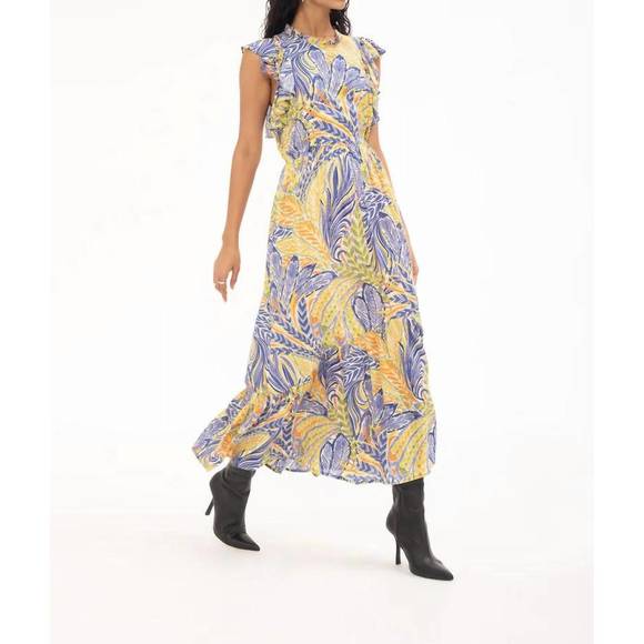 Banjanan | Dresses | New Banjanan Hannah Dress In Feather Harvest ...